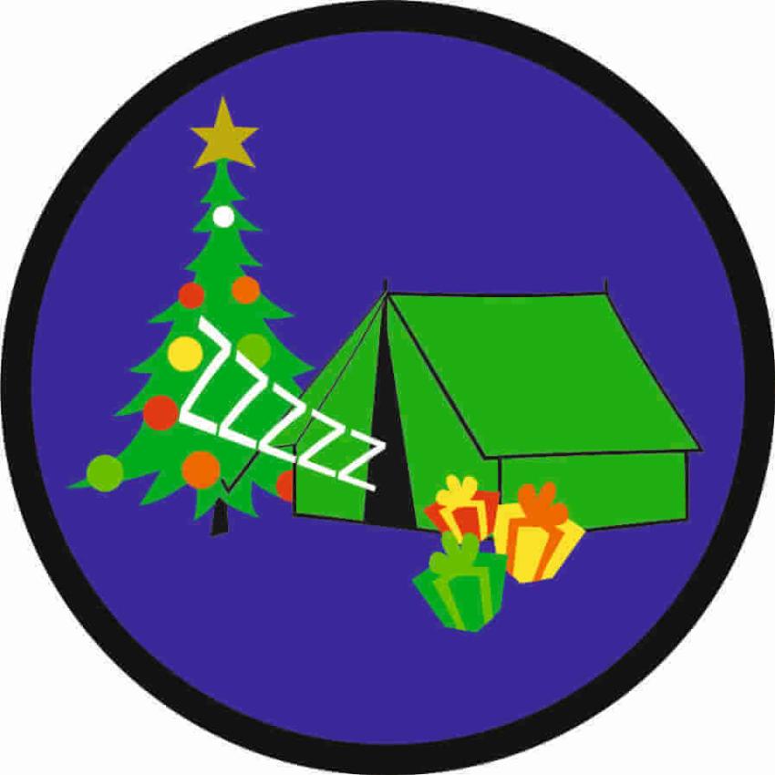 Christmas Sleepover Badge | Tolley Badges
