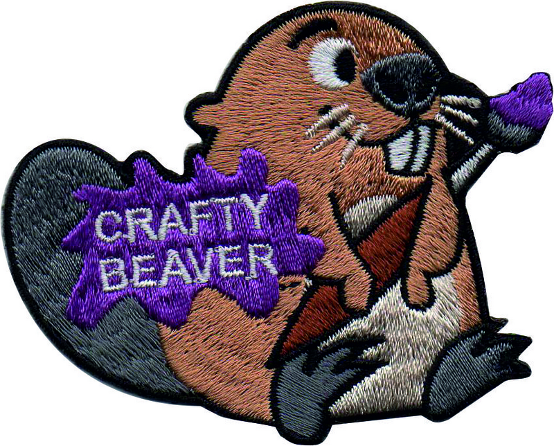 Crafty Beaver Badge | Tolley Badges