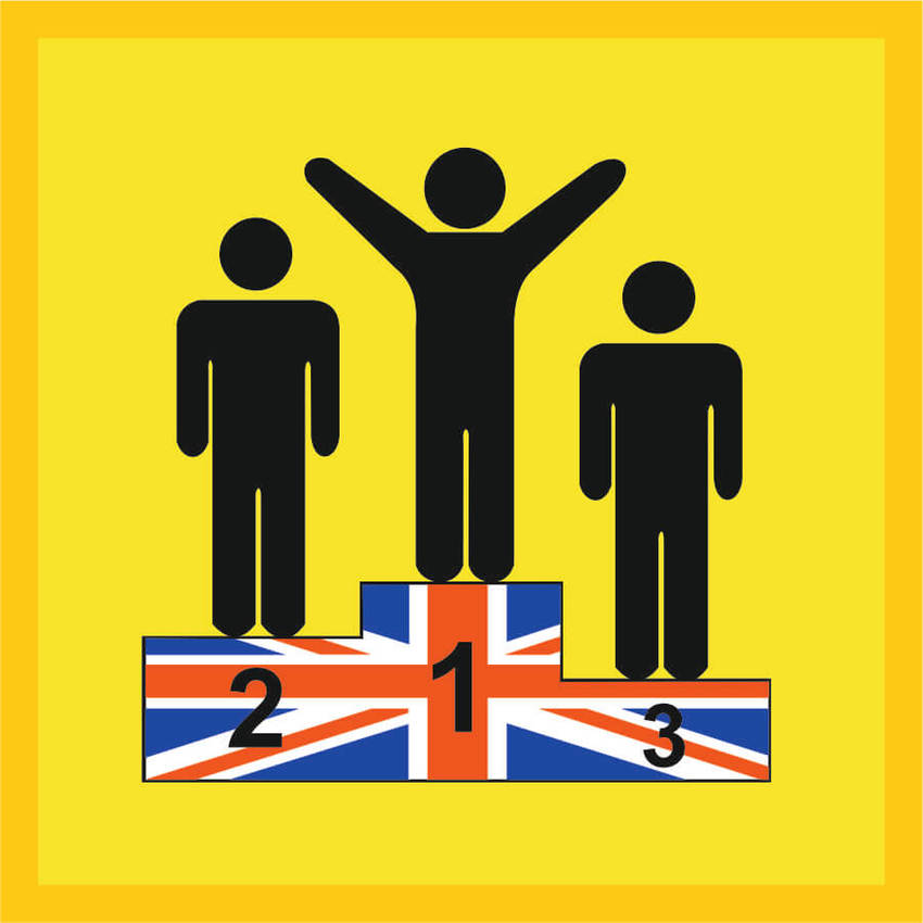 Podium Badge Badge | Tolley Badges