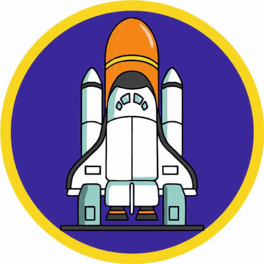 Spaceship Badge | Tolley Badges
