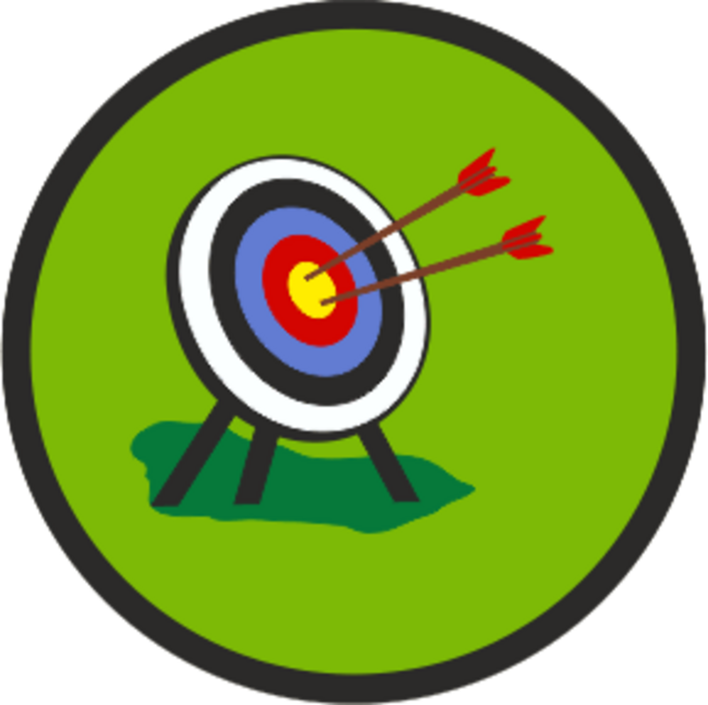 Target Round Badge | Tolley Badges